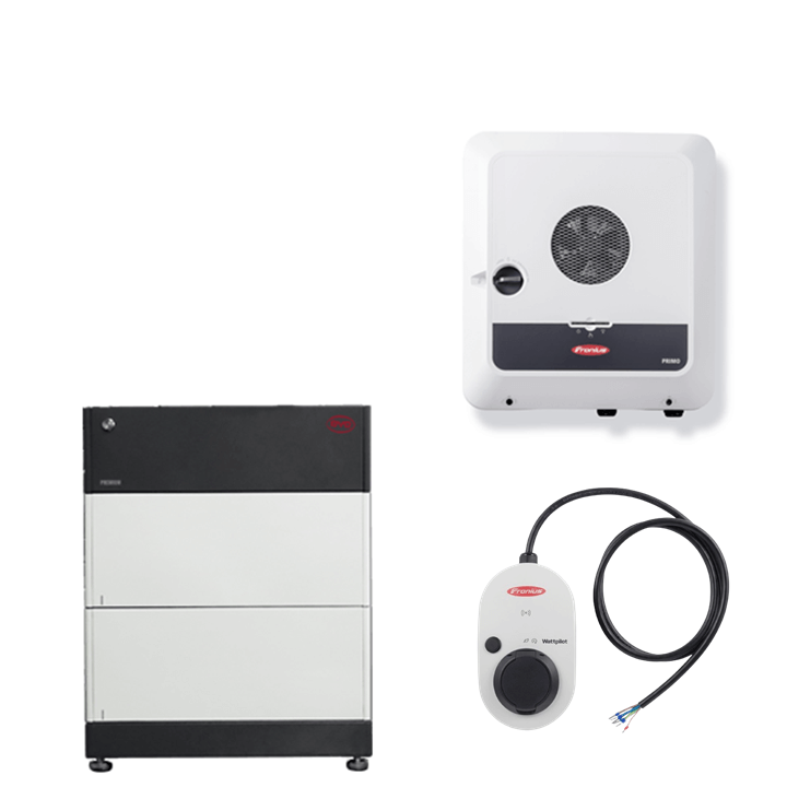 Kombipaket Fronius Symo Gen24 5.0 Plus mit Wattpilot, BYD HVS 5.1 und Smart Meter | 10796